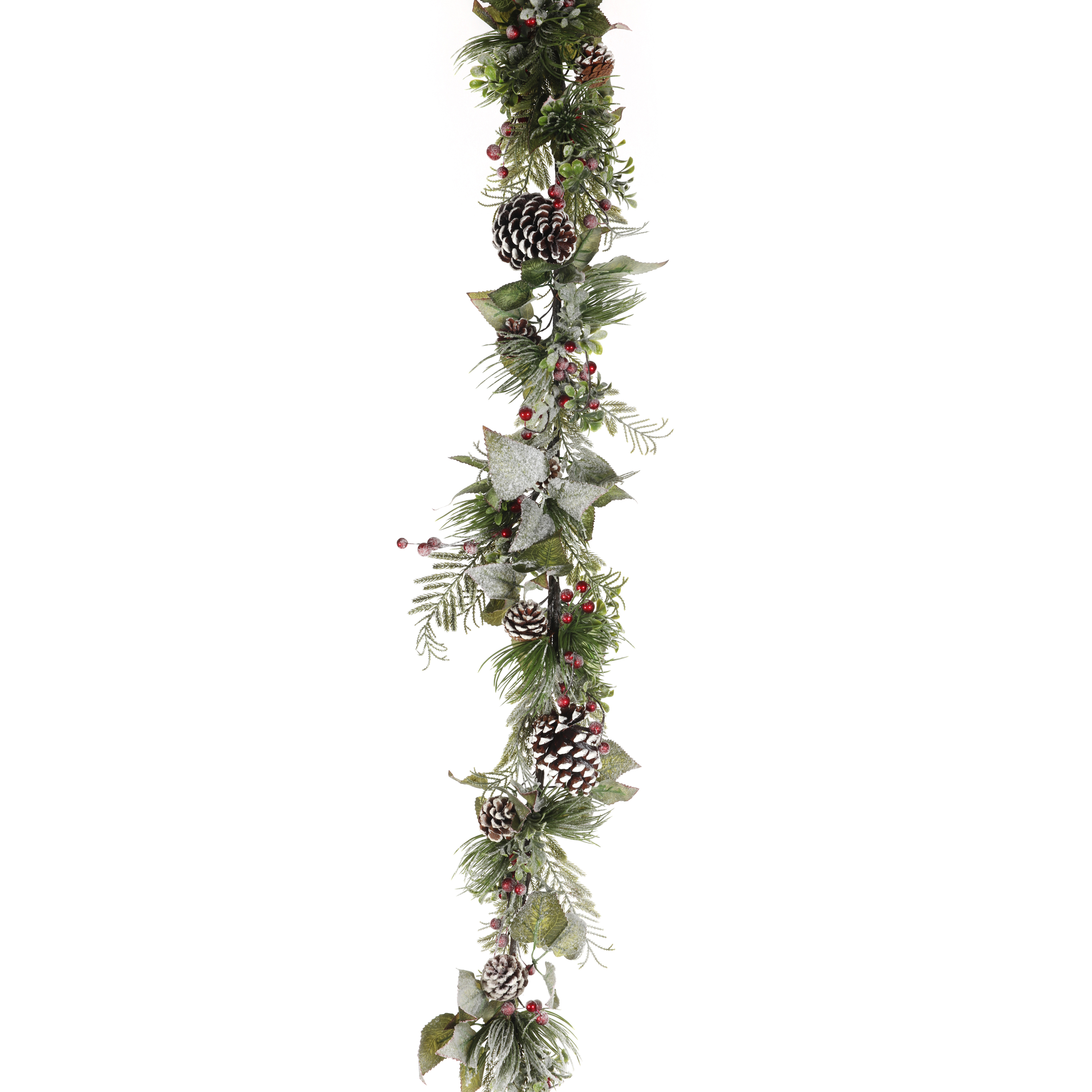 Frosted Berry Christmas Garland 58inch